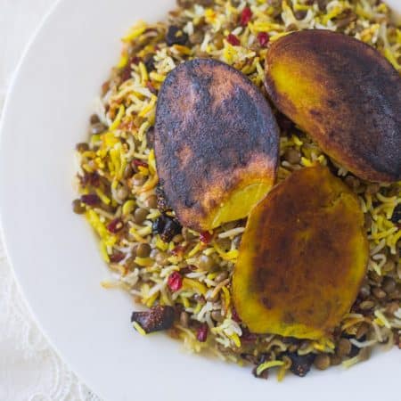 Adas Polow (Persian Rice and Lentils) - The Little Ferraro Kitchen