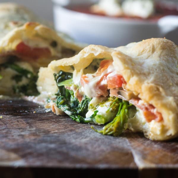 Four Cheese Calzone - The Little Ferraro Kitchen