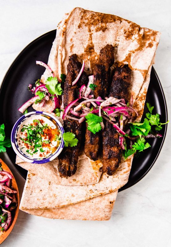 Turkish Kofta Kebab (Grilled Beef and Lamb Skewers) - The Little ...