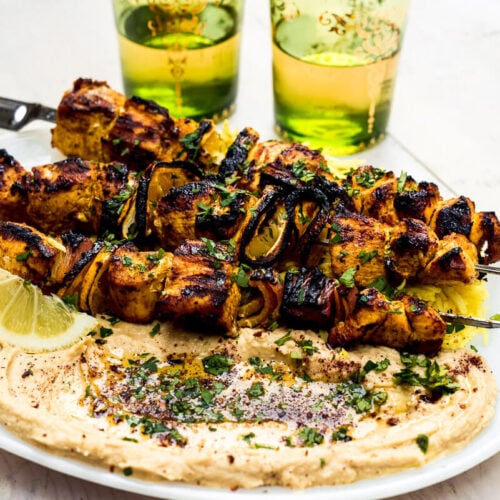 Chicken Shawarma Skewers - The Little Ferraro Kitchen