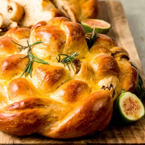 Savory Tomato Stuffed Challah Bread - The Little Ferraro Kitchen