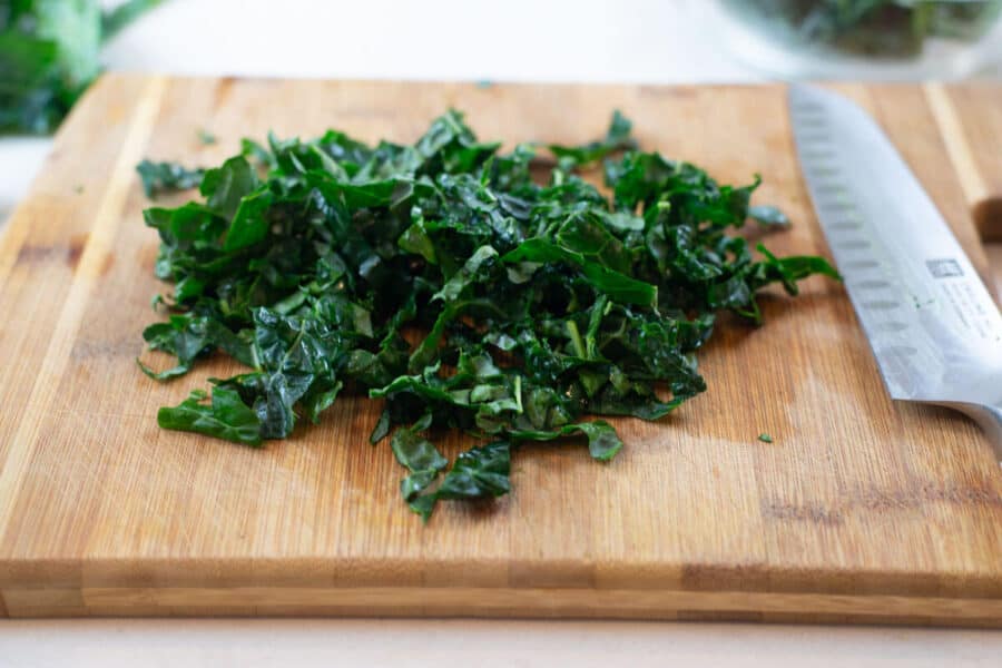 Kale Salad with Cranberries, Apples and Feta - The Little Ferraro Kitchen