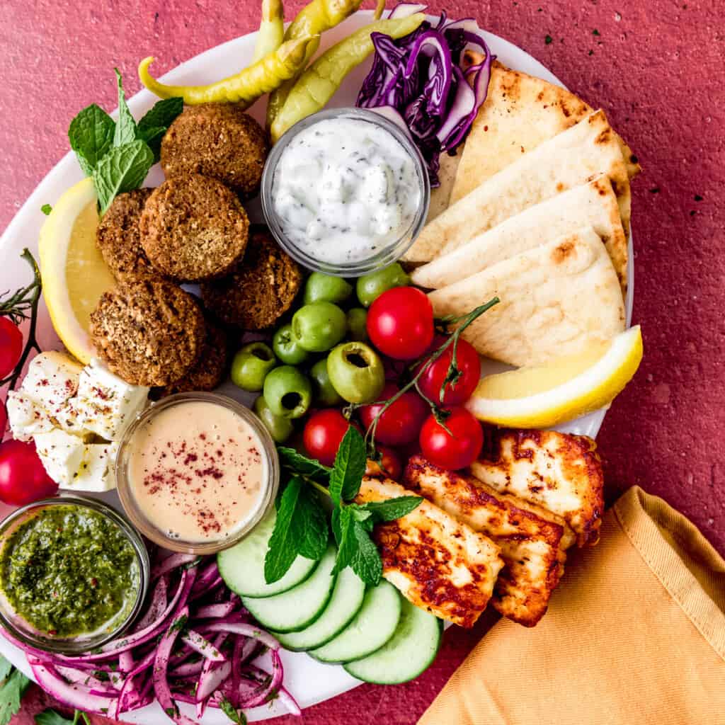 Homemade Lebanese Falafel Recipe with Tahini Yogurt