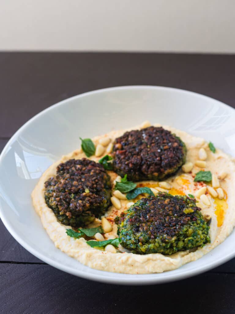 Green Falafel with Herbs and Spinach - The Little Ferraro Kitchen