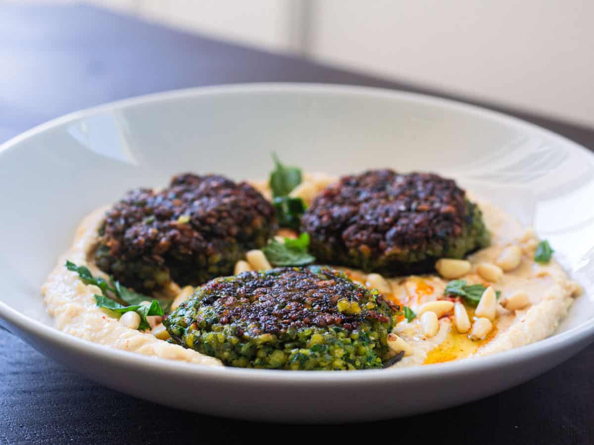 Green Falafel with Herbs and Spinach - The Little Ferraro Kitchen