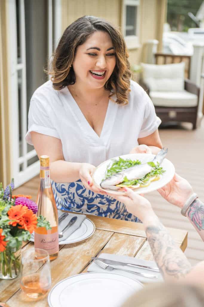 Vegetarian Falafel Platter (Ultimate Mezze Spread!) - The Little ...