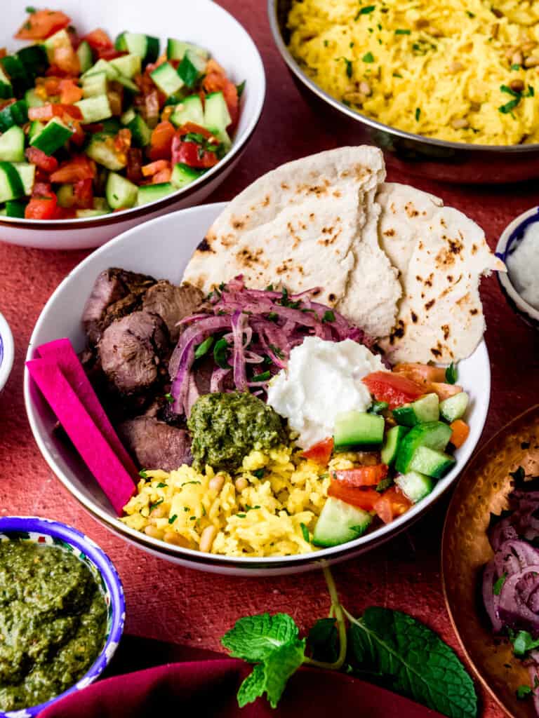 Slow Cooked Lamb Shawarma - The Little Ferraro Kitchen