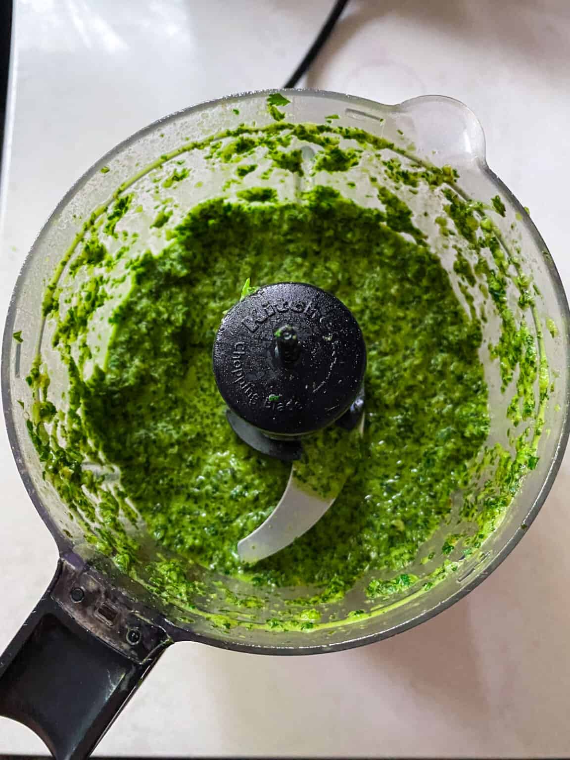 Zhoug Sauce (Spicy Cilantro Sauce) (Spicy Cilantro Sauce) - The Little Ferraro Kitchen