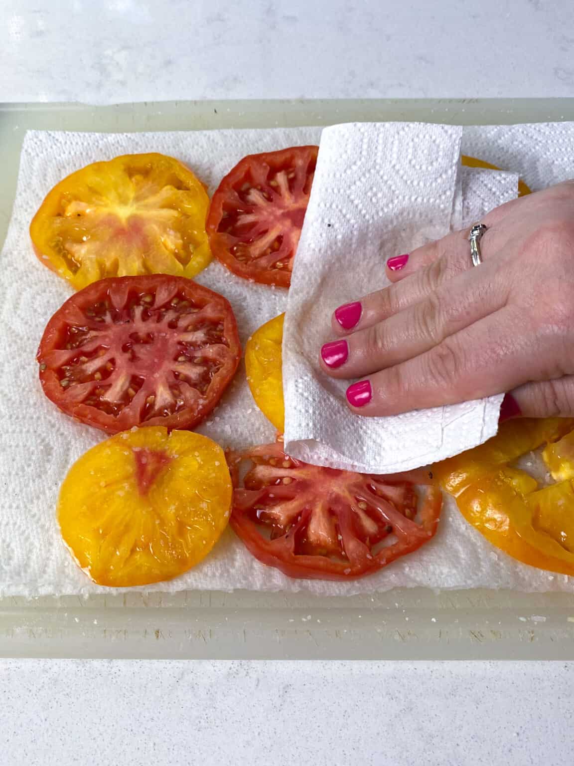 Peach Caprese Tart with Puff Pastry - The Little Ferraro Kitchen