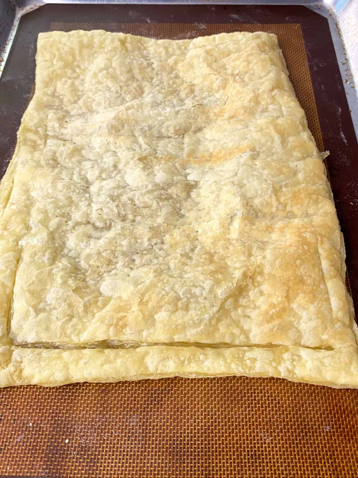 Peach Caprese Tart with Puff Pastry - The Little Ferraro Kitchen