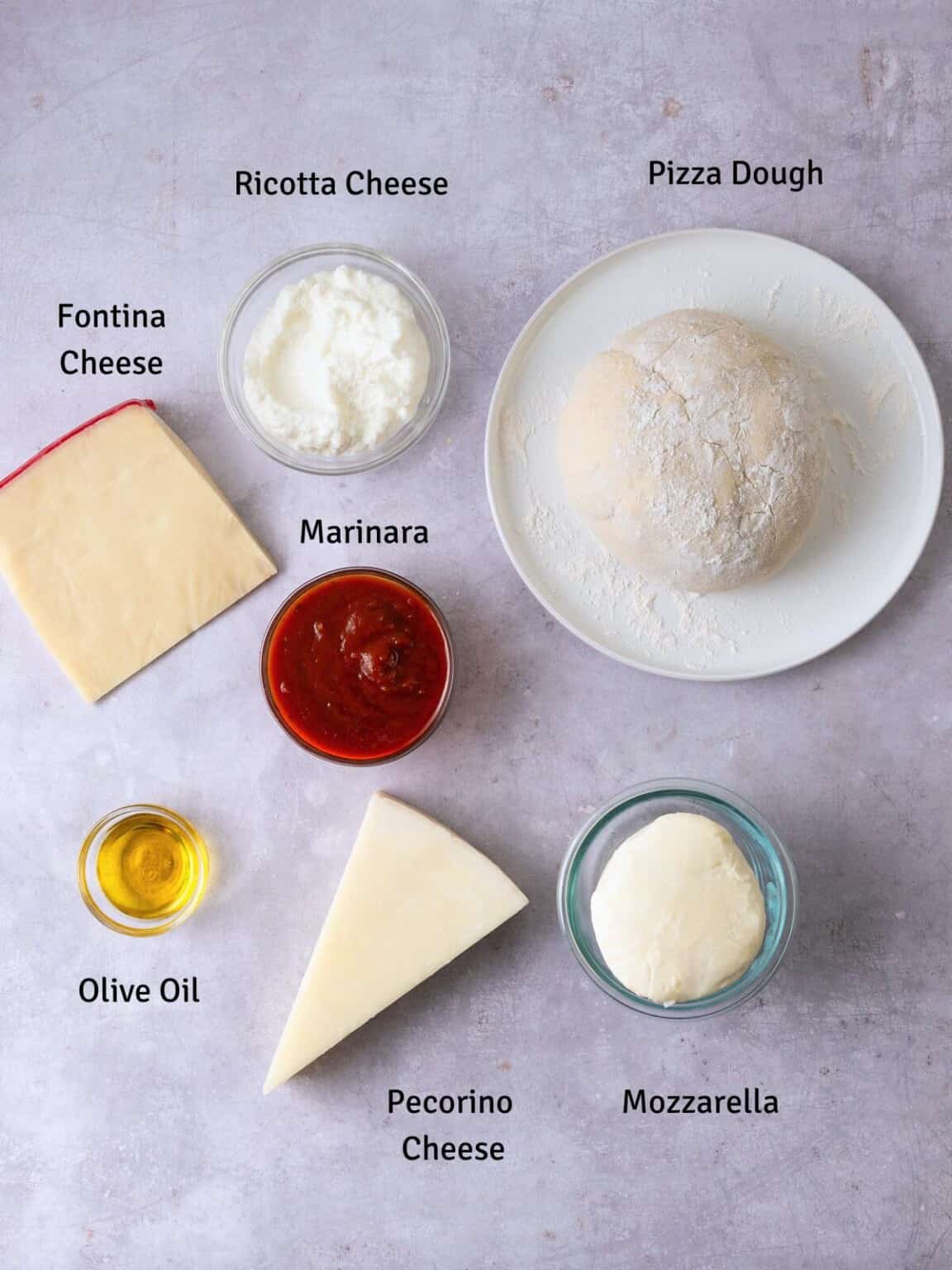 Four Cheese Calzone - The Little Ferraro Kitchen
