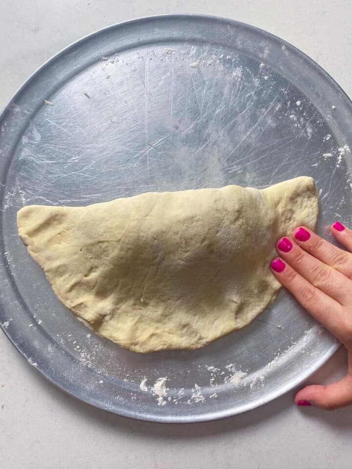 Four Cheese Calzone - The Little Ferraro Kitchen