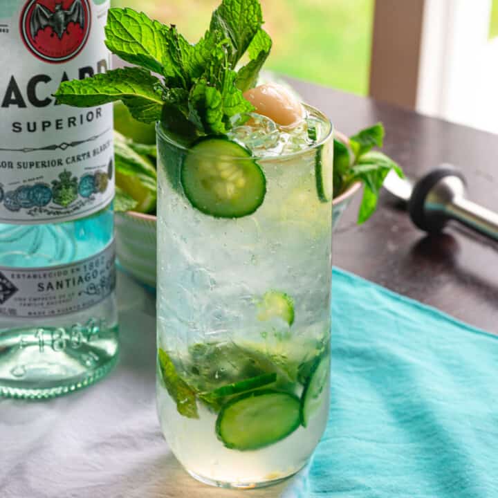 Cucumber Lychee Mojito