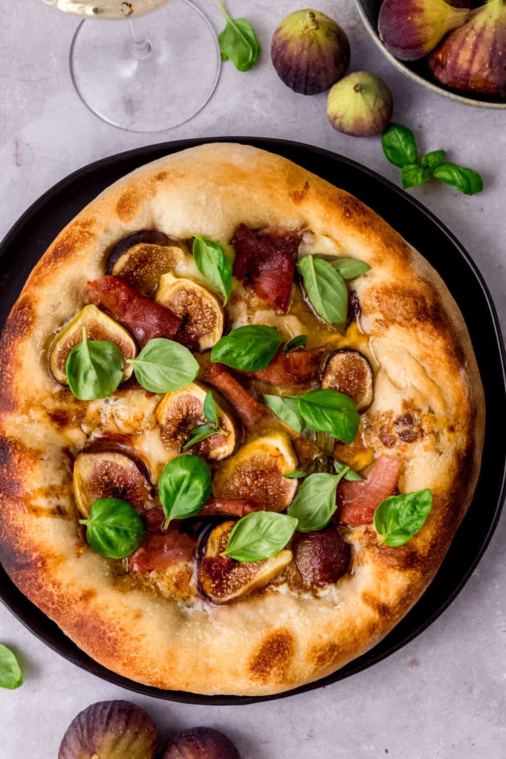 Fig Prosciutto Pizza with Balsamic - The Little Ferraro Kitchen