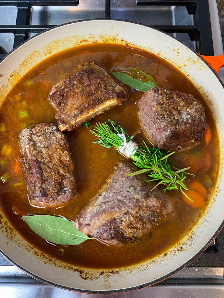 Red Wine Braised Short Ribs with Mashed Parsnips - The Little Ferraro ...