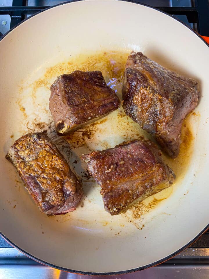 Red Wine Braised Short Ribs with Mashed Parsnips - The Little Ferraro ...