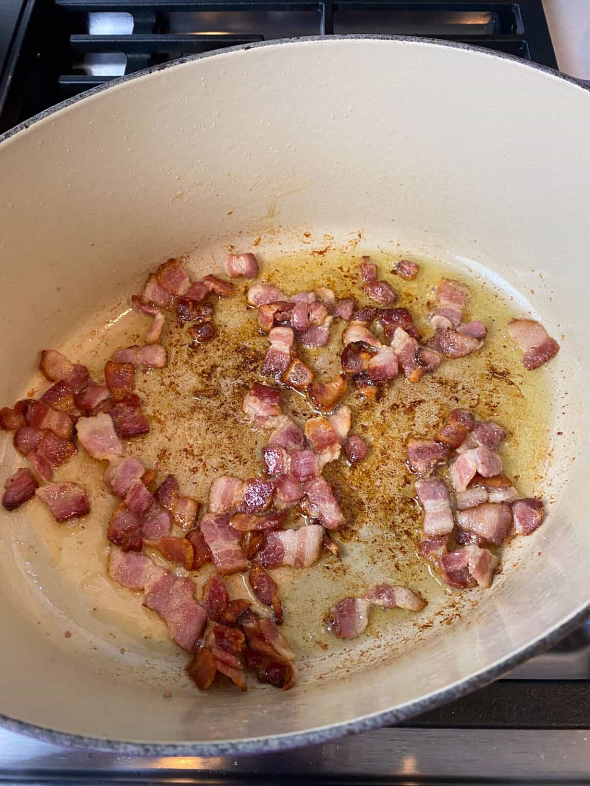 Dutch Oven Beef Stew with Bacon and Red Wine - The Little Ferraro Kitchen