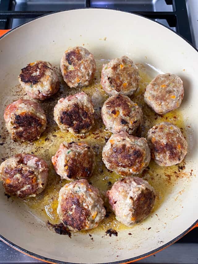 Thanksgiving Turkey Meatballs - The Little Ferraro Kitchen