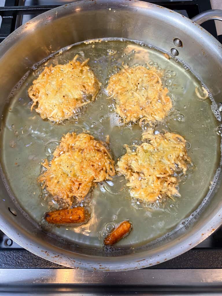 Celery Root Latkes - The Little Ferraro Kitchen