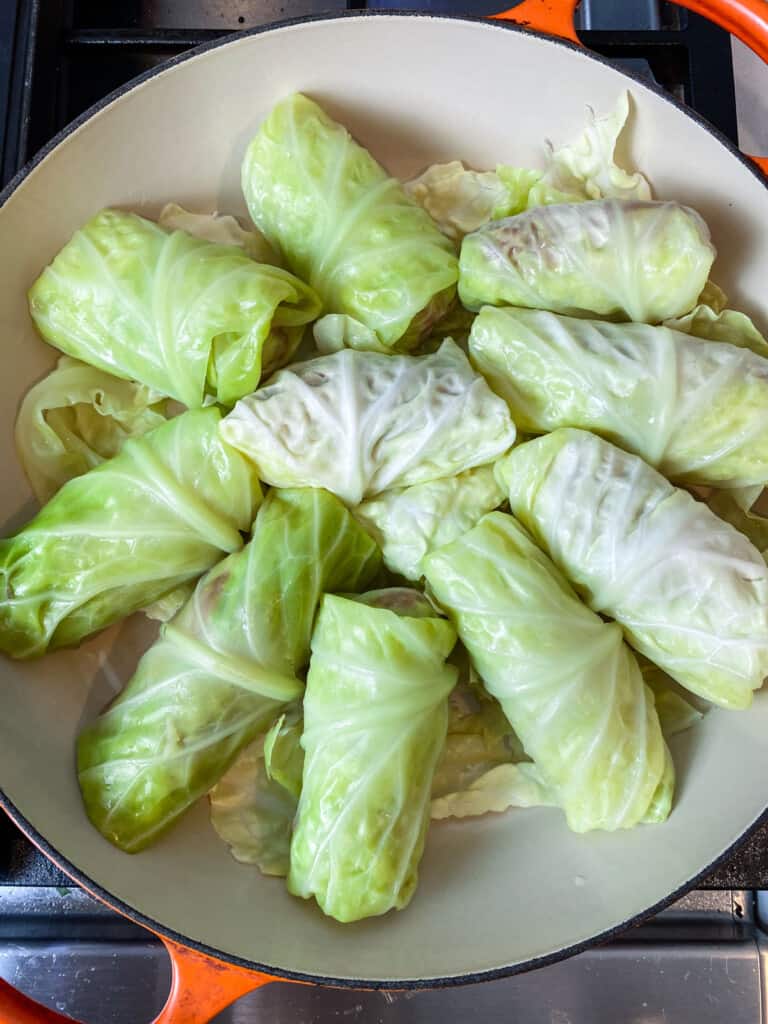 Sweet and Sour Stuffed Cabbage Rolls