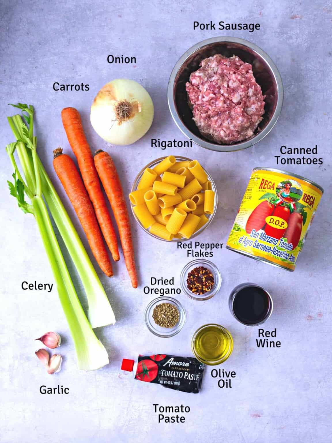 Rigatoni with Spicy Pork Ragu