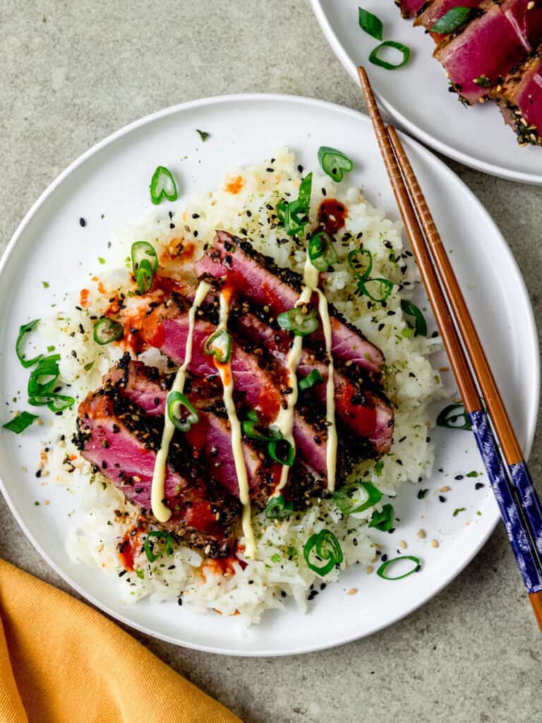 Seared Furikake Ahi - The Little Ferraro Kitchen