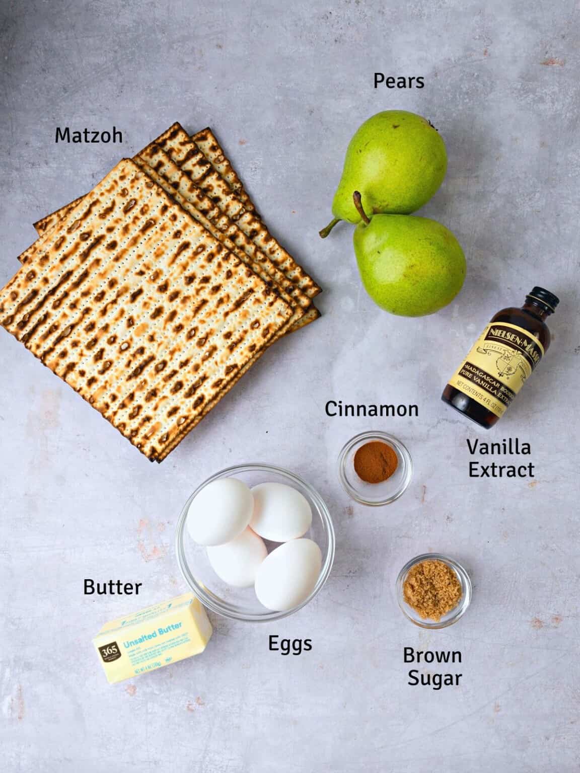 Matzo Brei with Cinnamon Pears - The Little Ferraro Kitchen