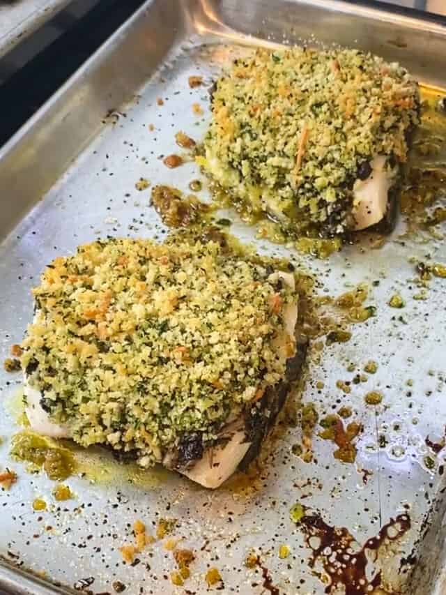 Panko Crusted Halibut - The Little Ferraro Kitchen