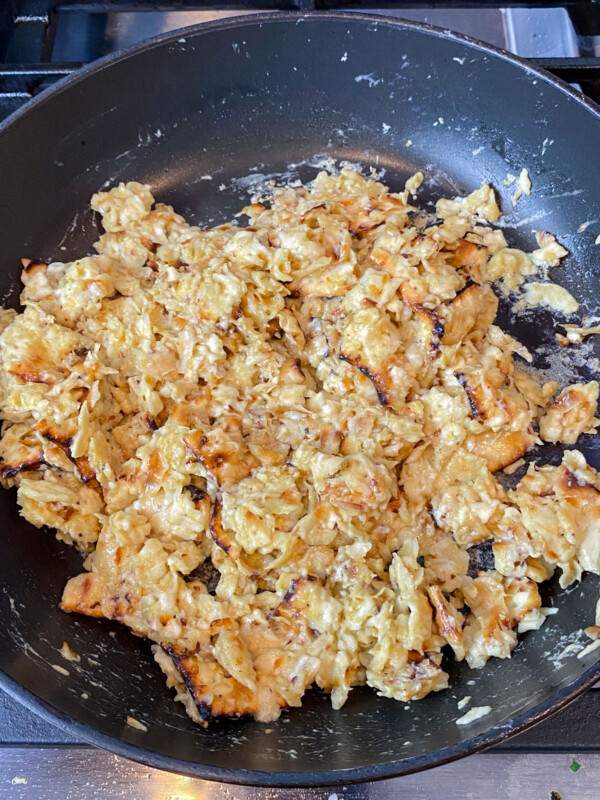 Matzo Brei with Cinnamon Pears - The Little Ferraro Kitchen