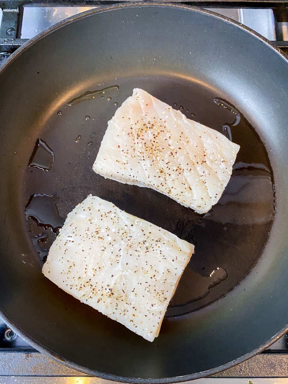 Halibut Piccata - The Little Ferraro Kitchen