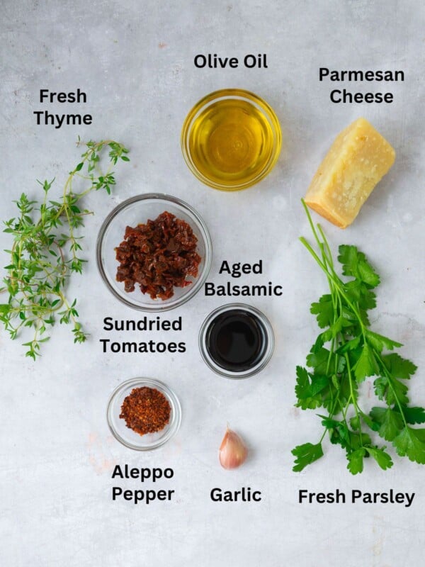 Bread Dipping Oil with Fresh Herbs - The Little Ferraro Kitchen