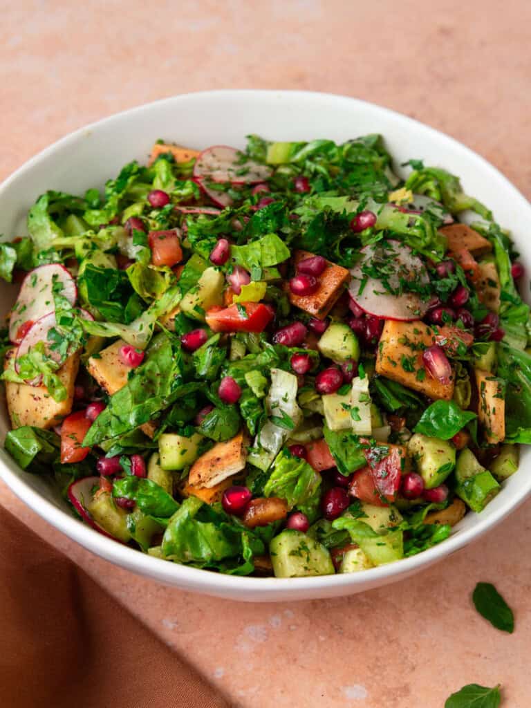 Lebanese Fattoush Salad - The Little Ferraro Kitchen