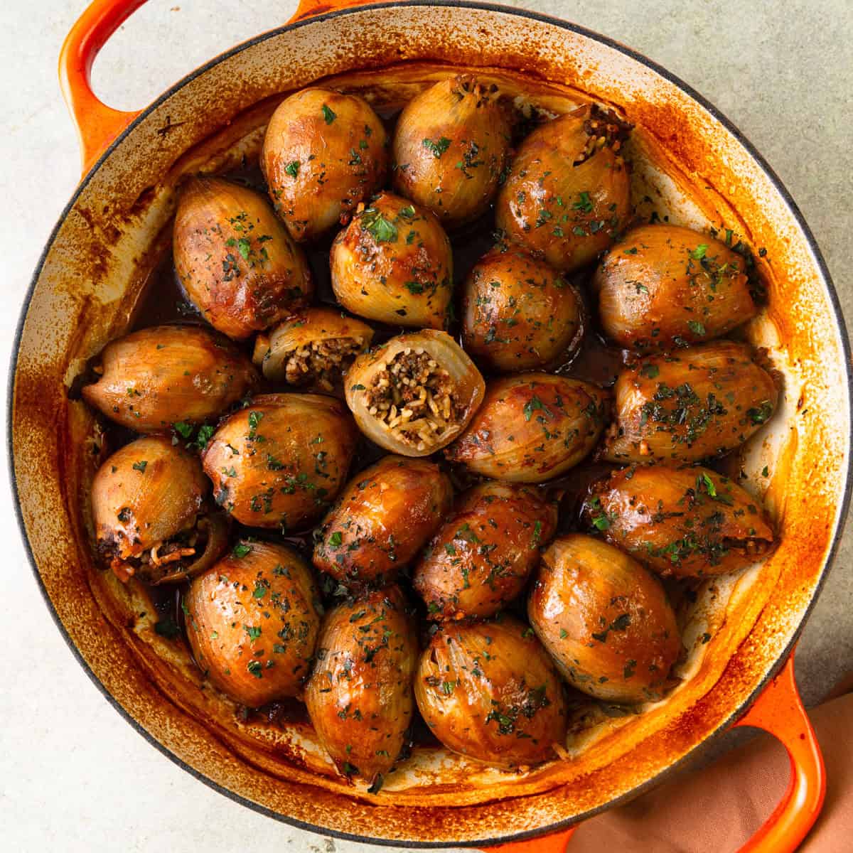 Beef Arayes (Lebanese Meat-Stuffed Pitas) - The Little Ferraro Kitchen
