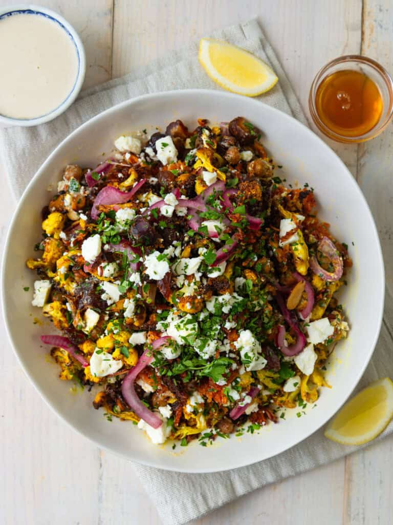 Mediterranean Crispy Rice Salad - The Little Ferraro Kitchen