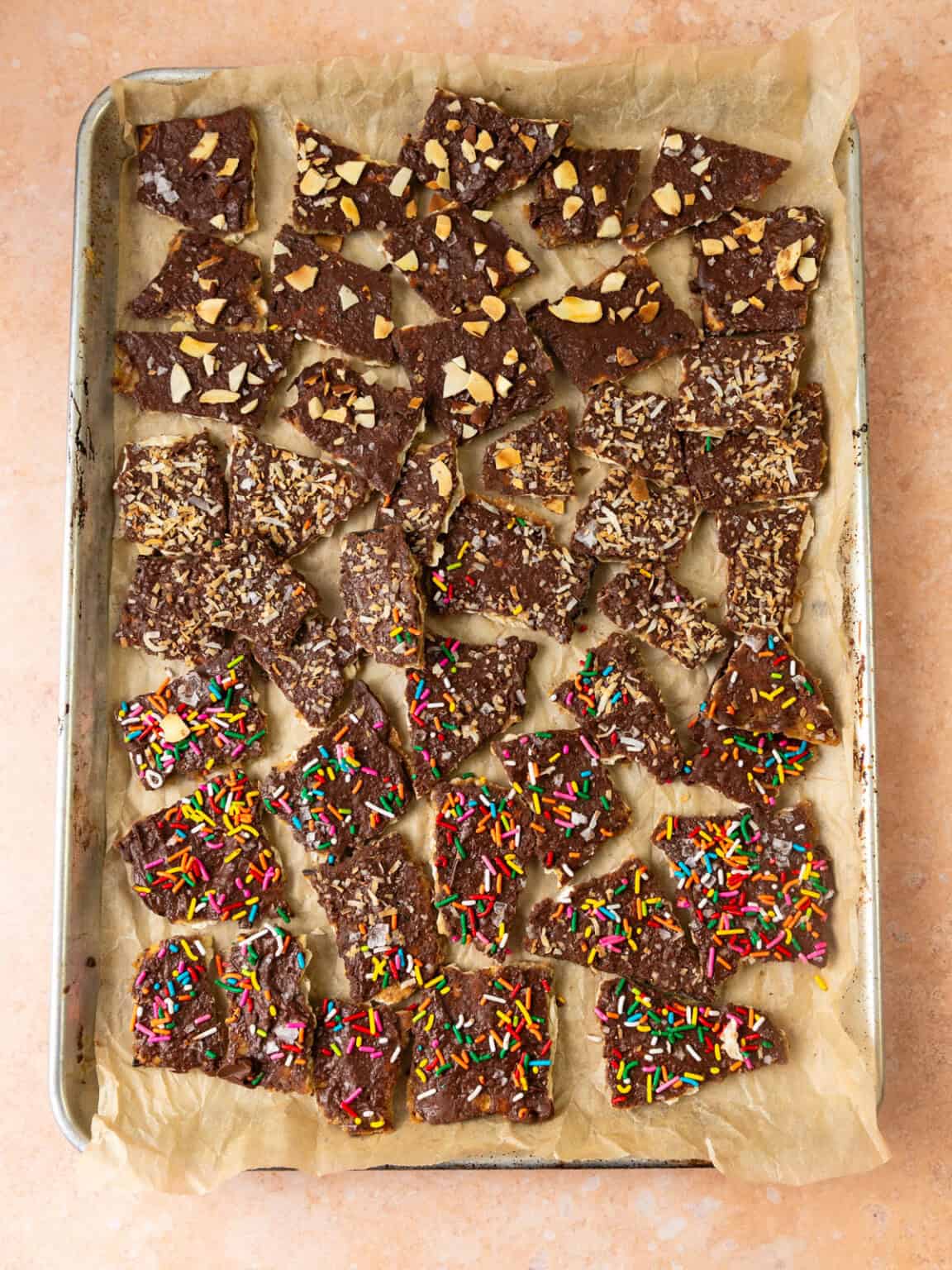 Chocolate Matzo Toffee - The Little Ferraro Kitchen