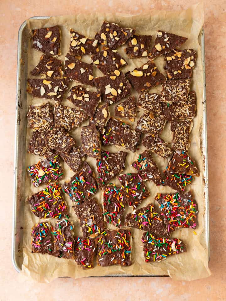 Chocolate Matzo Toffee - The Little Ferraro Kitchen