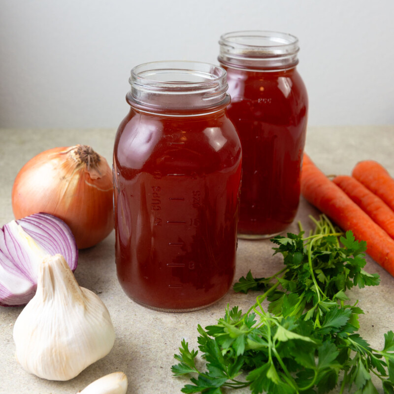Homemade Vegetable Stock (From Scraps) - The Little Ferraro Kitchen