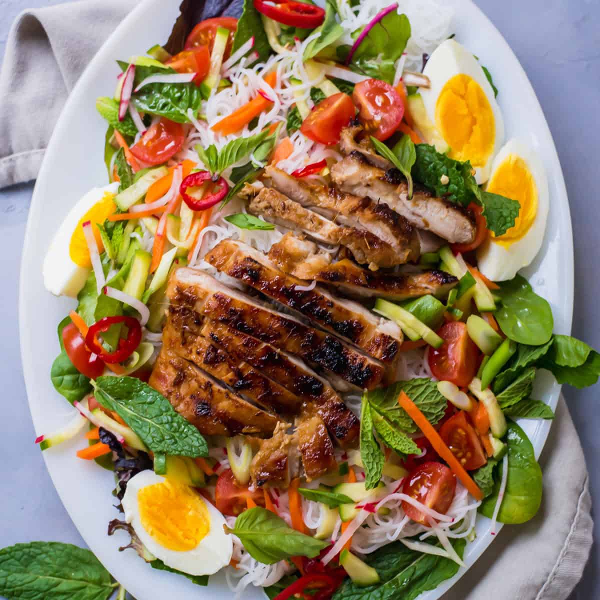 Chicken Caesar Pasta Salad - The Little Ferraro Kitchen